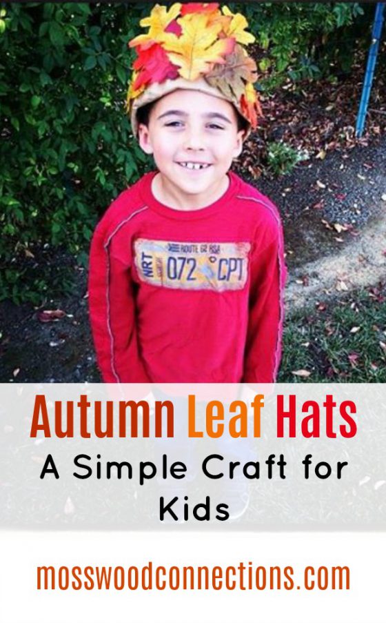 Autumn Leaf Hats - An Autumn Craft for Kids - Mosswood Connections