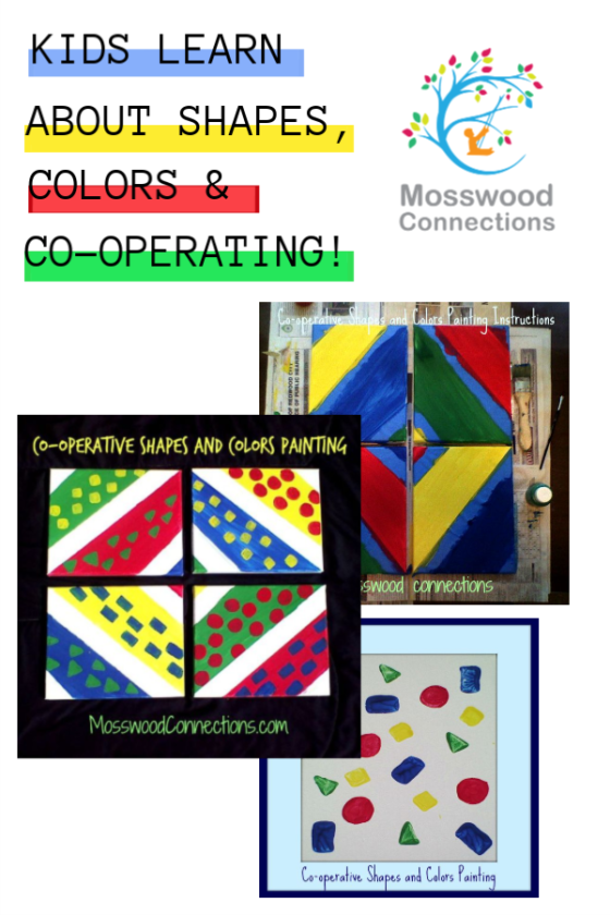 Co-operative Shapes and Colors Painting - Mosswood Connections