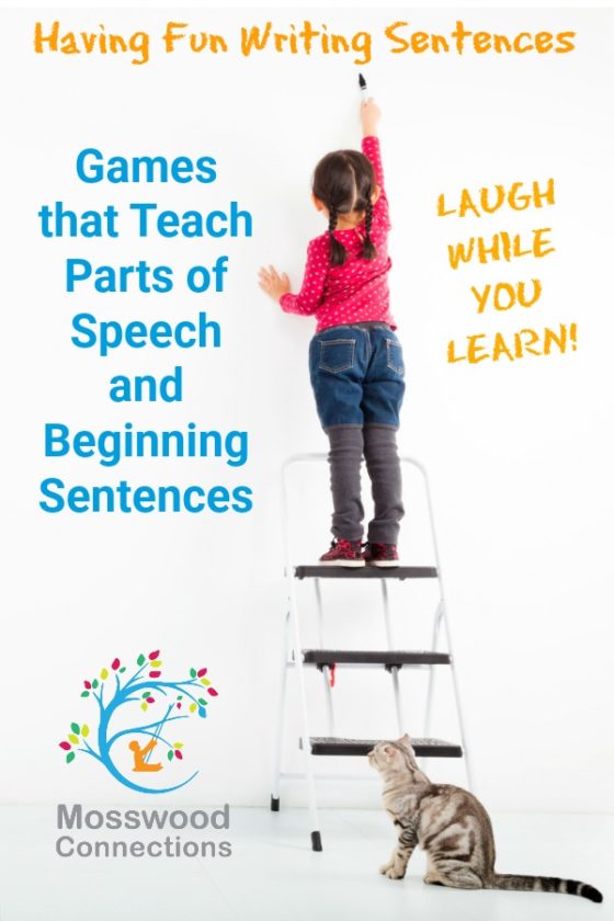 Having Fun Writing Sentences - Mosswood Connections