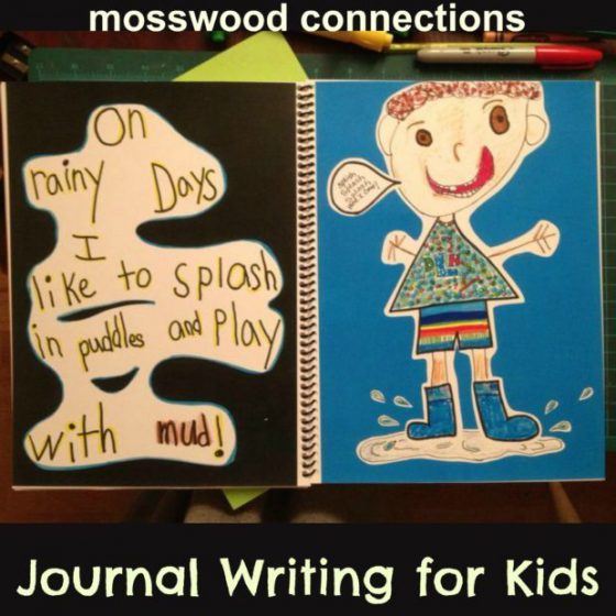 Journal Writing and Free Journal Pages for Kids - Mosswood Connections