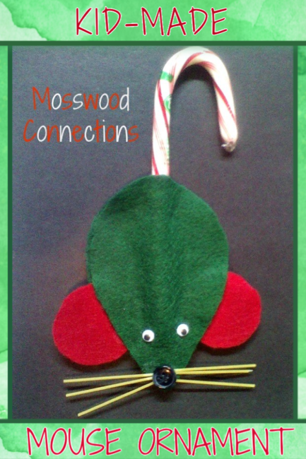 Kid-Made Mice Ornaments - A Holiday-Inspired Craft for Kids - Mosswood