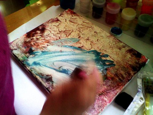 Mixed Media Art Project - Mosswood Connections