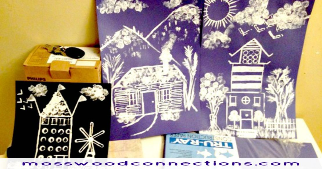 Ripped Paper Art Project - Mosswood Connections