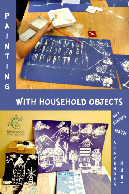 Paperclip Painting; A Math Art Activity and Scavenger Hunt - Mosswood ...