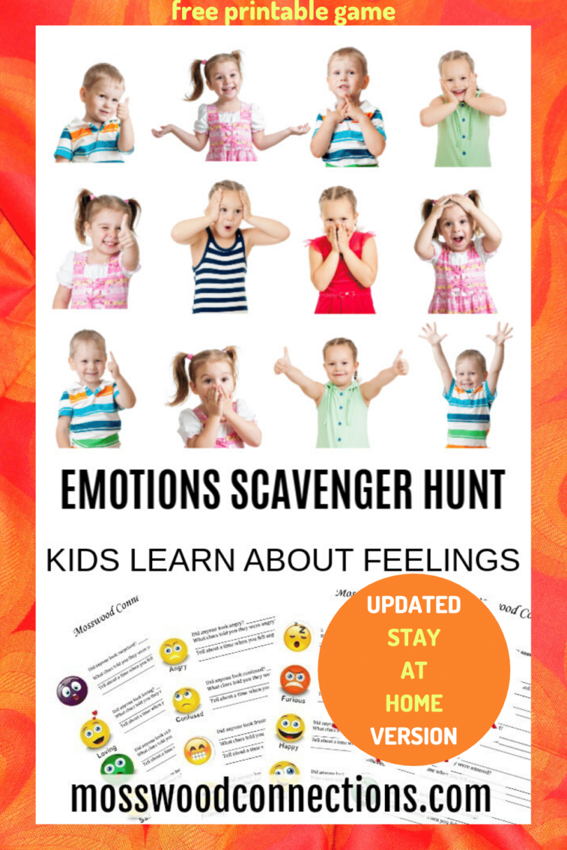 Emotions Scavenger Hunt - Mosswood Connections