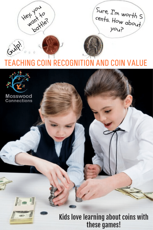 Teaching Coin Recognition and Coin Value - Mosswood Connections
