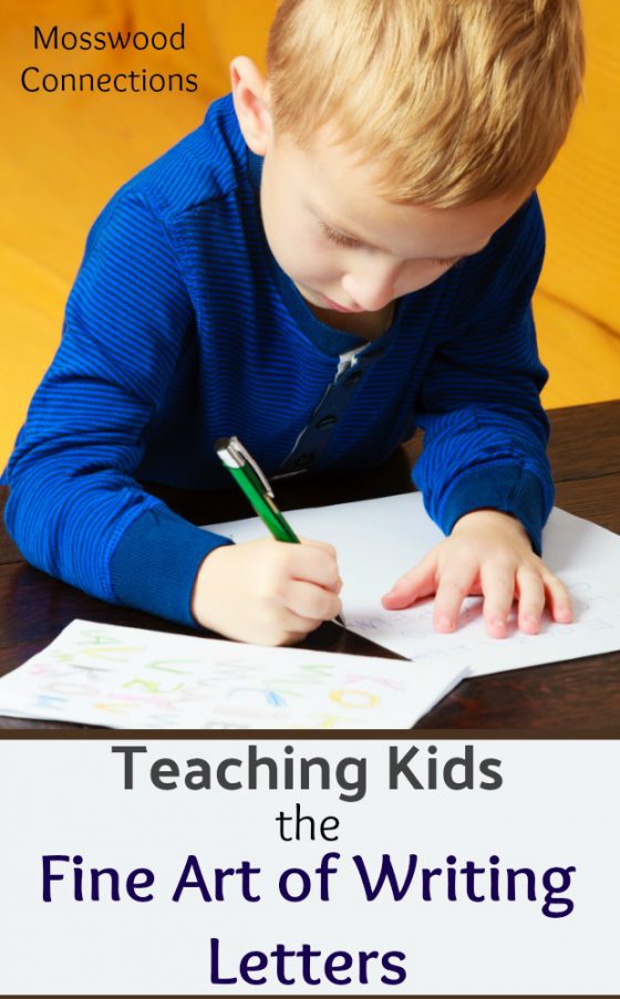 Resources for Teaching Good Letter Writing Habits to Kids - Mosswood ...