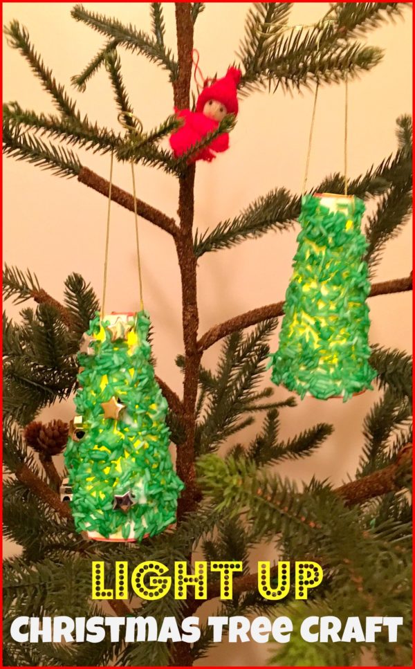 Light Up Christmas Tree Craft - Mosswood Connections