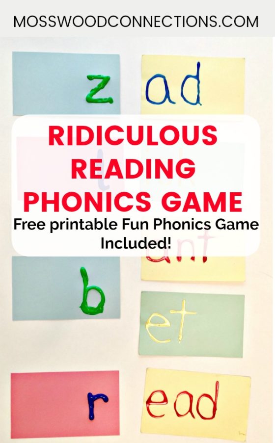 Ridiculous Reading Phonics Game - Mosswood Connections
