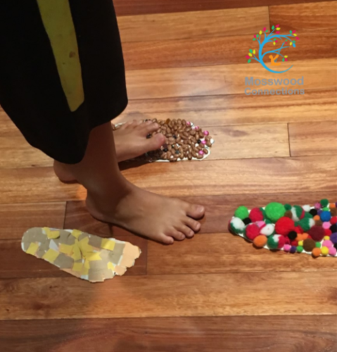 Footprints Sensory Gross Motor Activity - Mosswood Connections