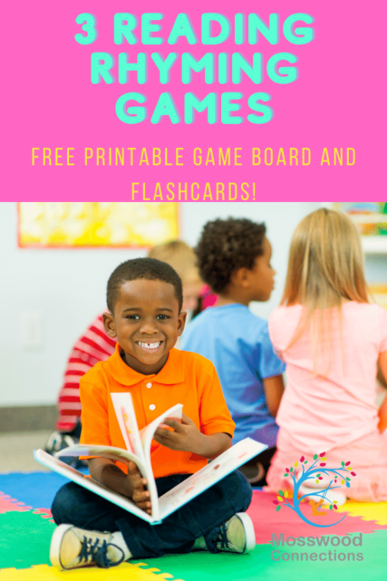 Three Reading Rhyming Games - Mosswood Connections
